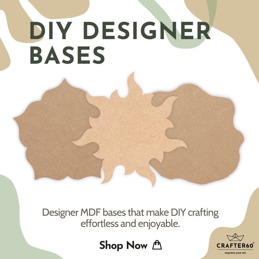 DIY Designer MDF Bases for Craft & Painting | CRAFTER60 – CRAFTER60®