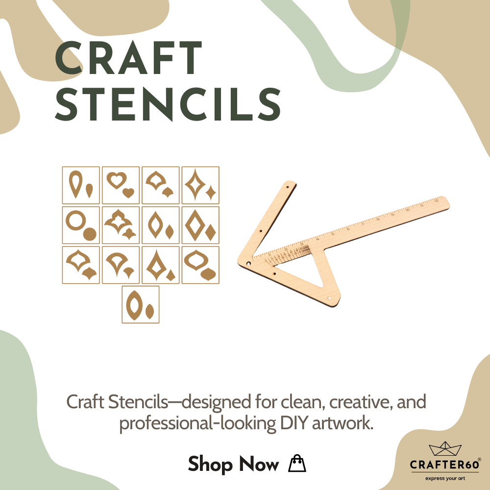 Craft Stencils for Painting & DIY Art | Shop at CRAFTER60 – CRAFTER60®