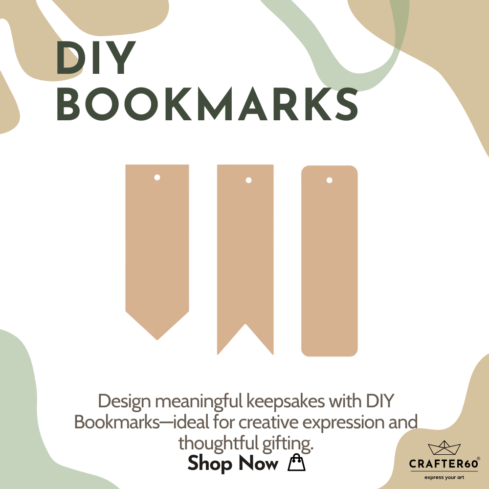 DIY Bookmarks for Painting & Craft | CRAFTER60 MDF Bookmark Bases ...