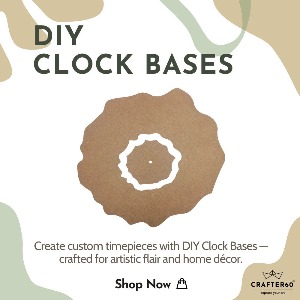 DIY Clock Bases - Perfect for Art & Craft Projects | CRAFTER60 – CRAFTER60®