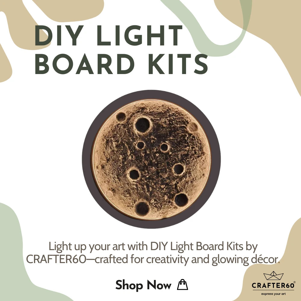 DIY Light Board Kits with LED for Art & Décor | CRAFTER60 Craft Kits ...