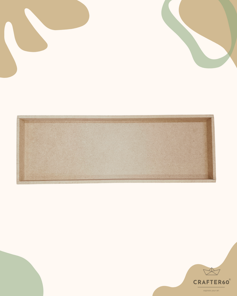 DIY Rectangular MDF Tray for Art & Craft | Shop at Crafter60 – CRAFTER60®