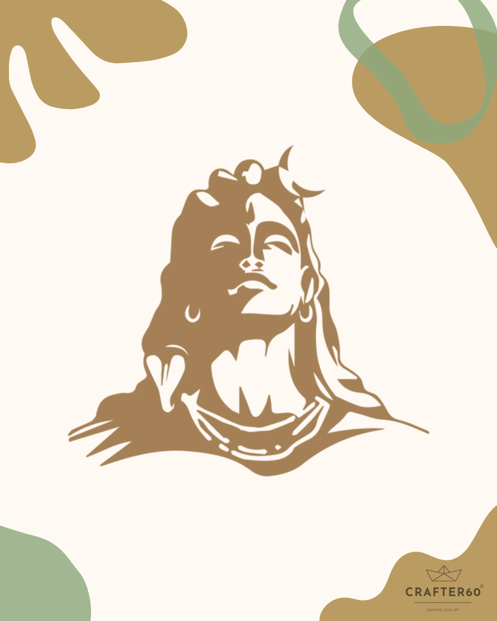MDF Adiyogi Shape Cutouts for DIY Crafts & Projects | Crafter60 ...