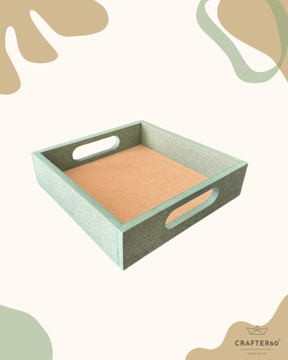 DIY Rectangular MDF Tray for Art & Craft | Shop at Crafter60 – CRAFTER60®