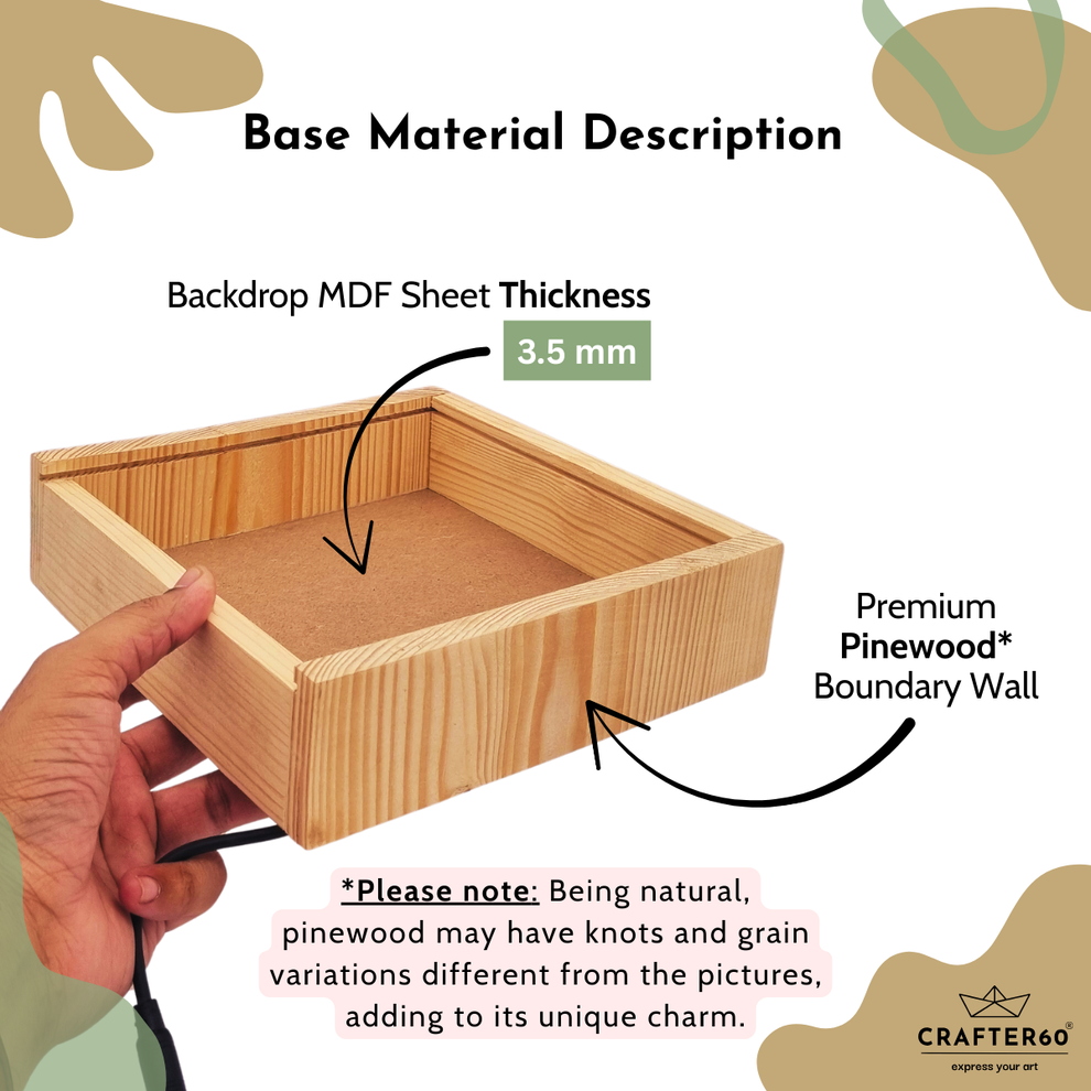 DIY Shadow Box with LED Light – Display Frame by CRAFTER60 – CRAFTER60®