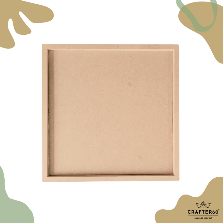 DIY Square MDF Board Base for Art & Craft Project | Crafter60 – CRAFTER60®
