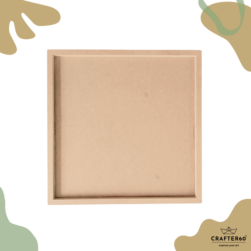 DIY Square MDF Board Base for Art & Craft Project | Crafter60 – CRAFTER60®